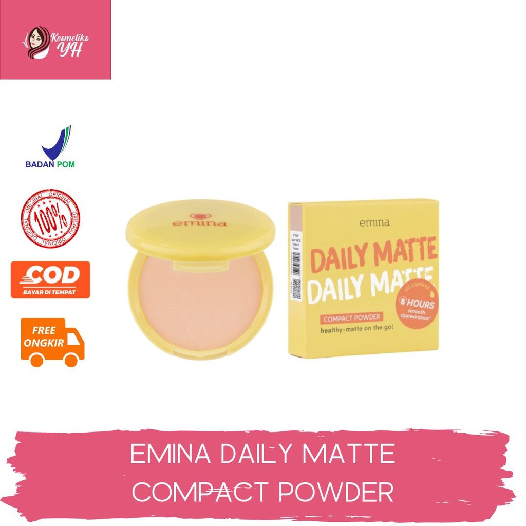 Jual EMINA COMPACT POWDER BEDAK PADAT EMINA UNTUK SEMUA JENIS KULIT 11G ...
