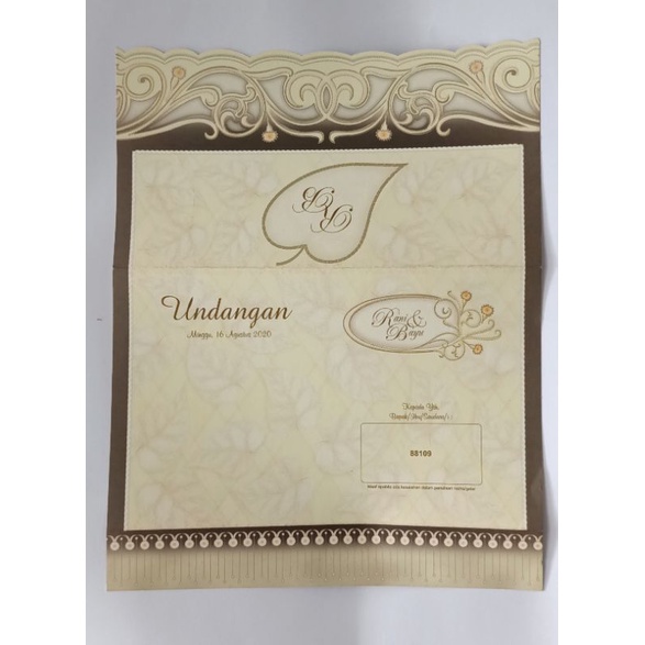 Jual BLANKO UNDANGAN ERBA 88109/UNDANGAN MURAH/UNDANGAN NIKAH/UNDANGAN ...