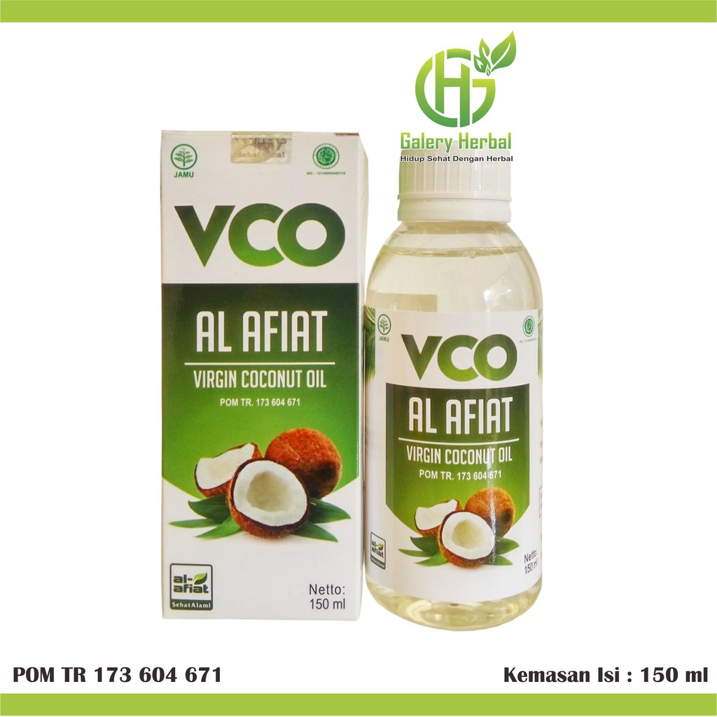Jual VCO AL AFIAT 150ML | VCO VIRGIN COCONUT OIL AL-AFIAT ASLI | VCO ...