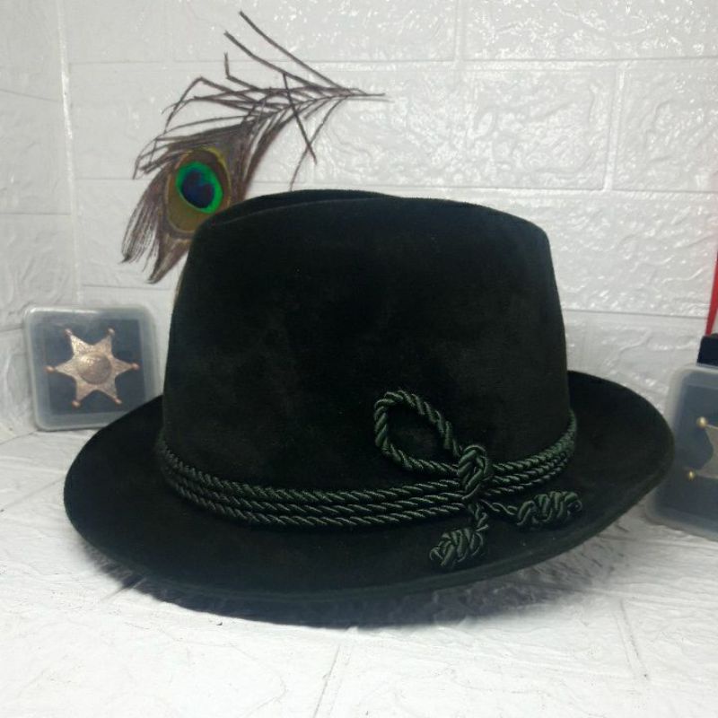 Jual kok topi laken original Topi laken fedora Tompi Tompy Class A ...