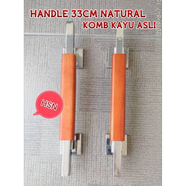 Jual HANDLE PINTU 33 KAYU STAINLESS - TARIKAN PINTU RUMAH - PULL HANDLE ...