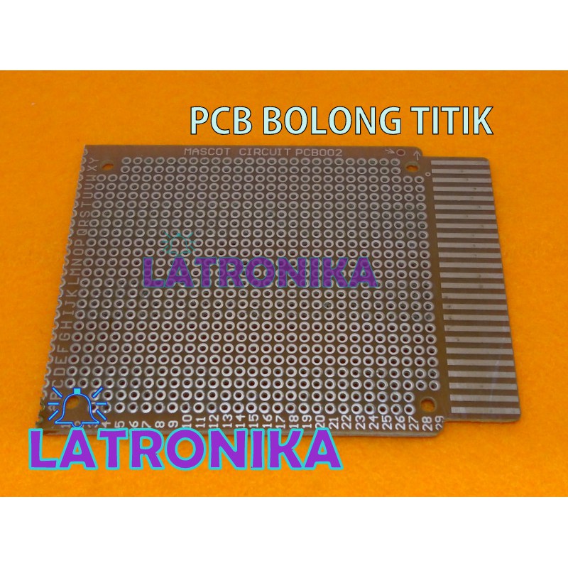 Jual PCB Bolong Kecil Titik Matrix Lubang IC Prototype Board 9.25x7 cm ...