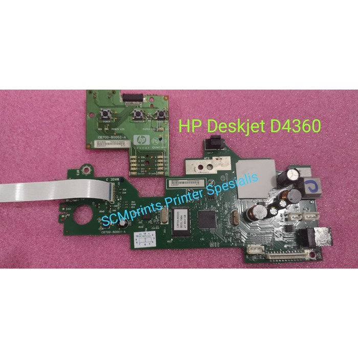 Jual Mainboard Printer HP Deskjet D4360 Tombol ON OFF Kabel Panel HP ...