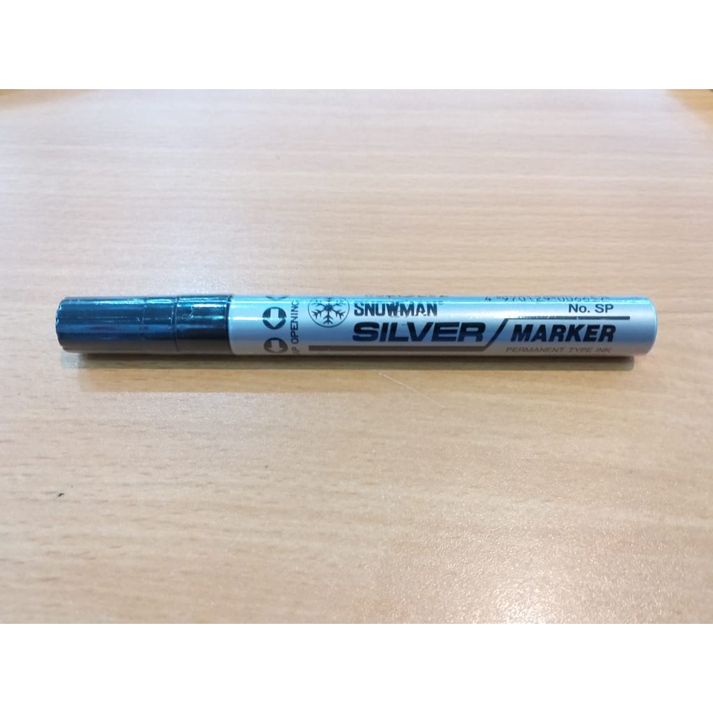 Jual Spidol Permanent Marker Silver / Perak No. SP 73751004 | Shopee ...