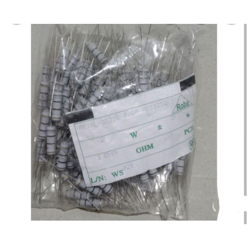 Jual Resistor 100 ohm 2 watt per 10 pcs | Shopee Indonesia