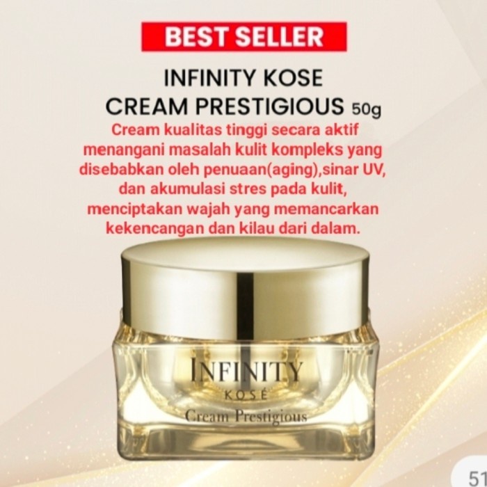 Jual Infinity Kose Cream Prestigious 50g | Shopee Indonesia