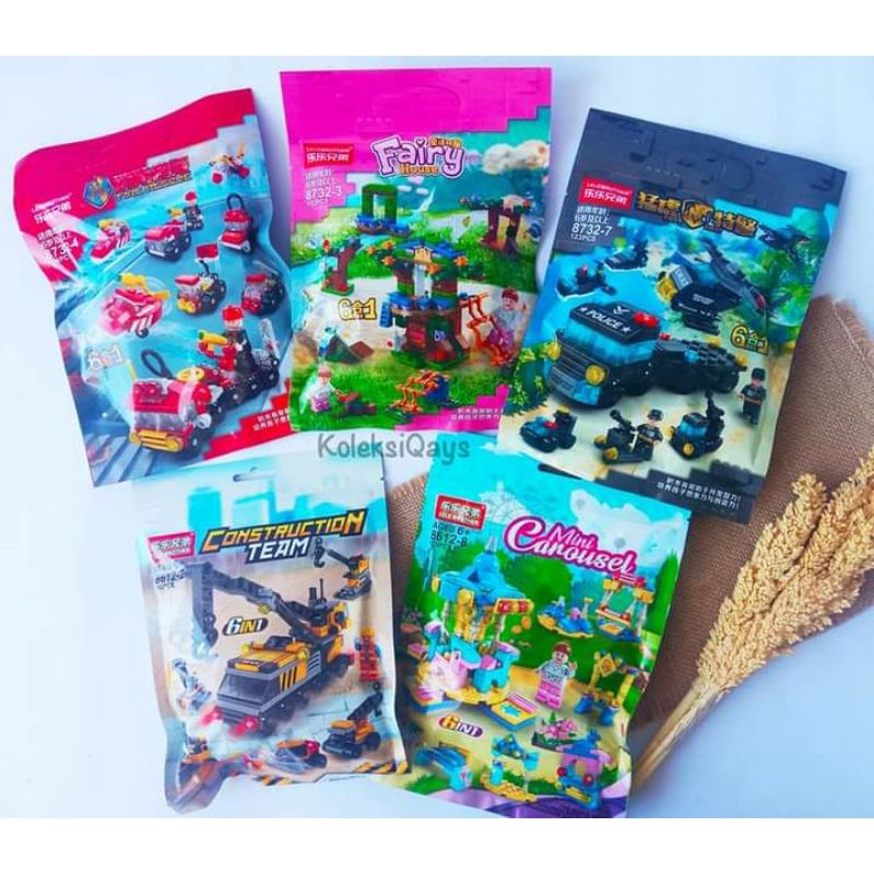 Jual mainan lego 6 in 1 | Shopee Indonesia
