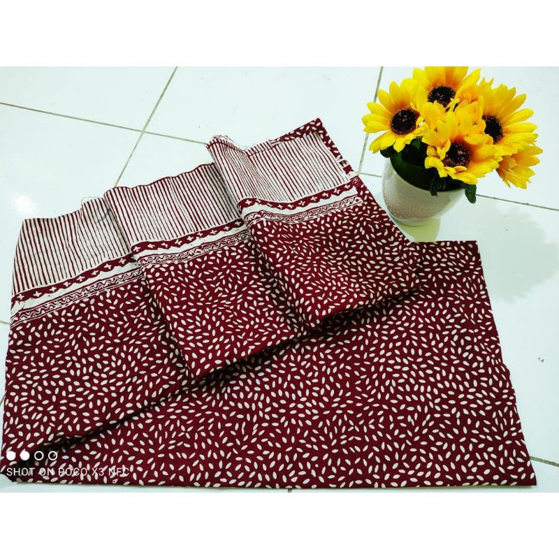 Jual KAIN BATIK CAP BERAS TUMPAH BAHAN KATUN/VISCOS | Shopee Indonesia