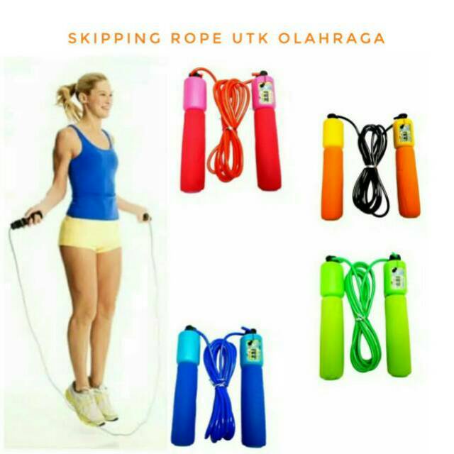 Jual Skipping Jump Lompat Tali Olahraga Fitness Pembakar Lemak | Loncat ...