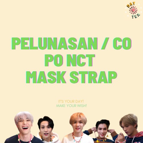 Jual CO PRE-ORDER NCT MASK STRAP (A) | Shopee Indonesia