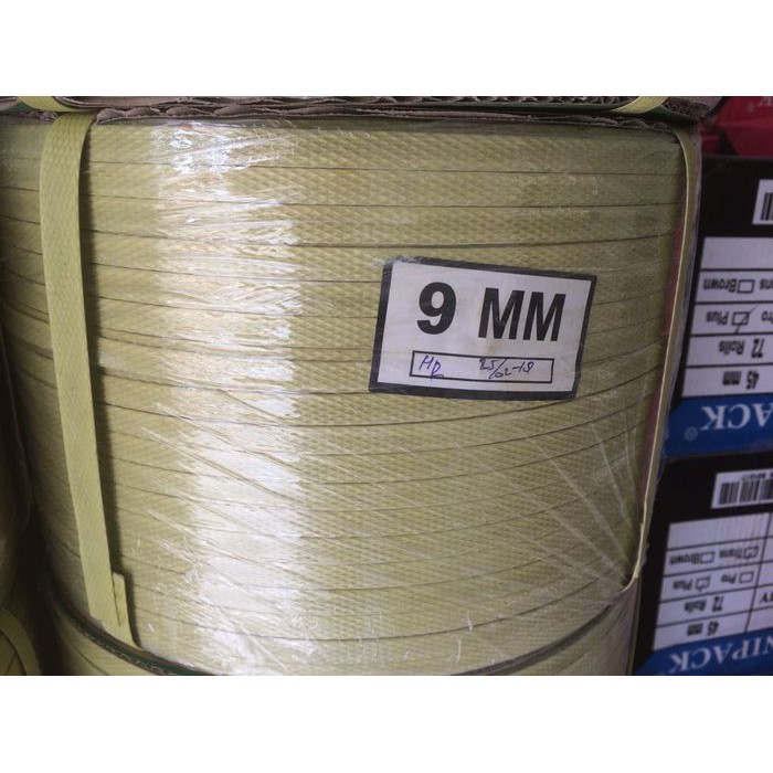 Jual Tali Strapping Straping Band 9mm, 12mm, 15mm Kuning/Tali Packing ...