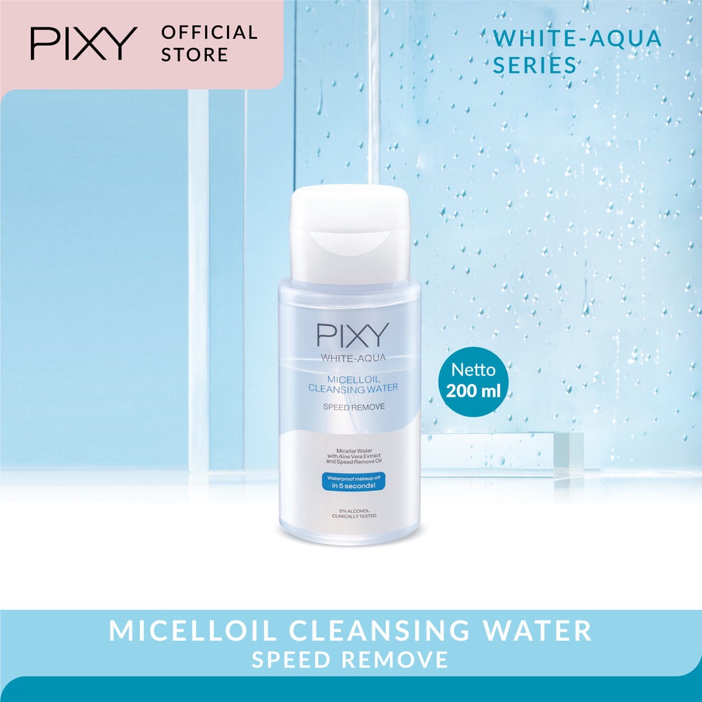 Jual PIXY White Aqua Micelloil Cleansing Water Speed Remove 200 ml | Shopee Indonesia
