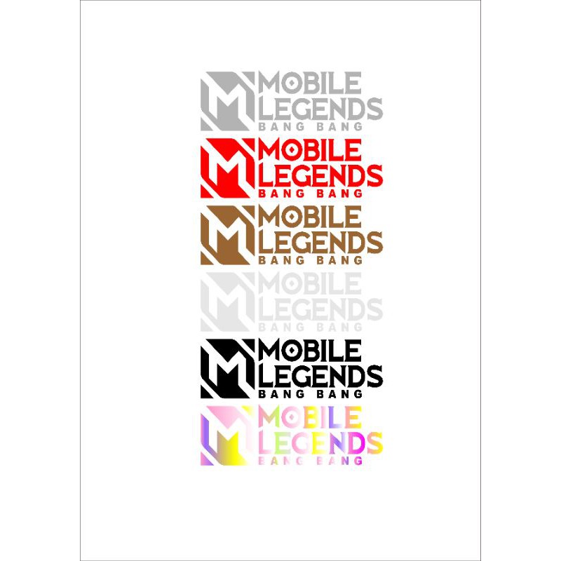 Jual STICKER MOBILE LEGENDS BANG BANG CUTTING | Shopee Indonesia