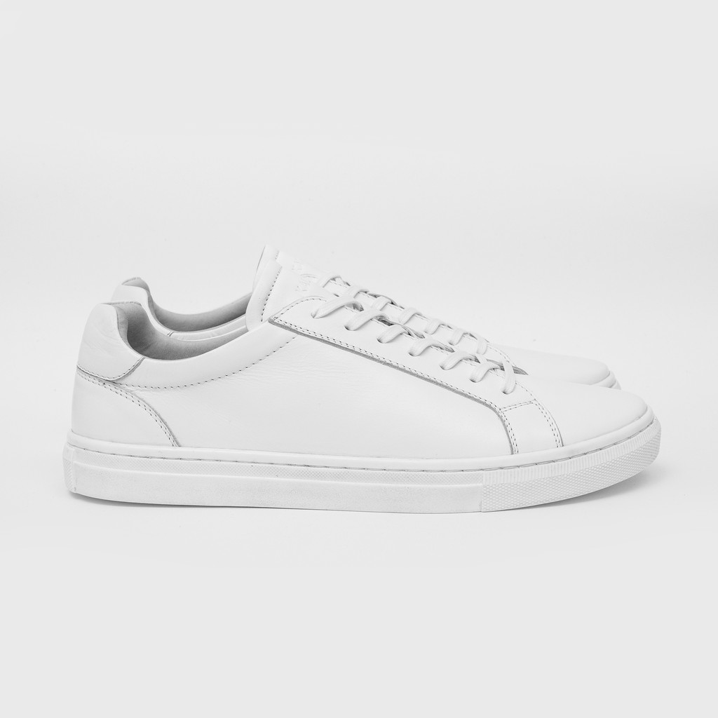 Jual KALVERT - Royal V2 Sepatu Sneakers Kulit Pria Putih | Shopee Indonesia