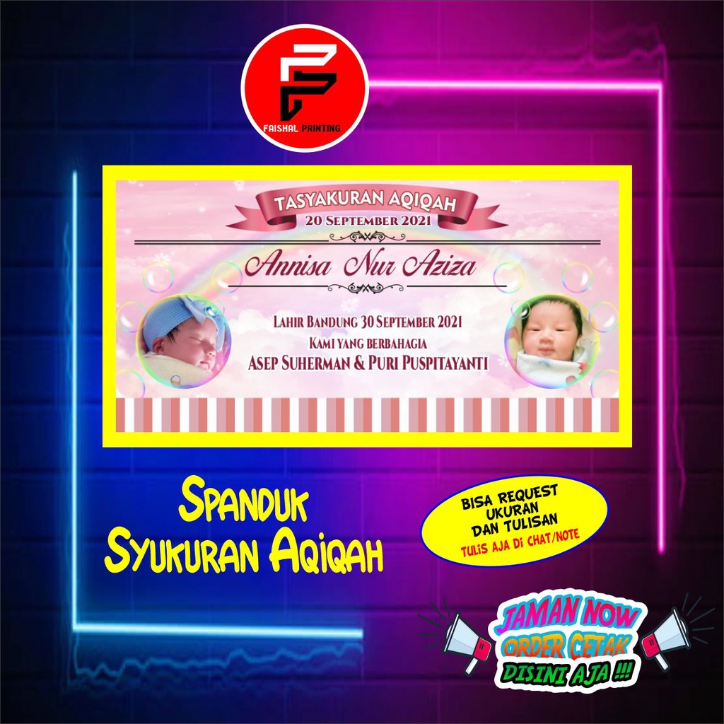 Jual Spanduk Tasyakur Aqiqah / Banner Syukuran Aqiqah / Spanduk Aqiqah ... Jual Spanduk Tasyakur Aqiqah / Banner Syukuran Aqiqah / Spanduk Aqiqah ...