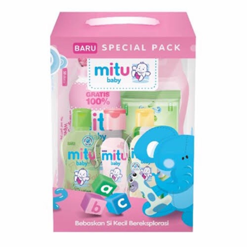 Jual Mitu Baby Special Pack Paket Sabun Mandi Bayi untuk Kado Gift Set ...