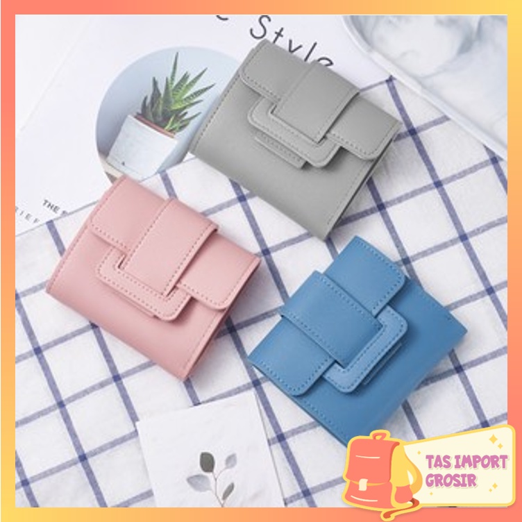 Jual TAS IMPORT GROSIR - D611 Dompet Lipat Wanita / Dompet Wanita ...