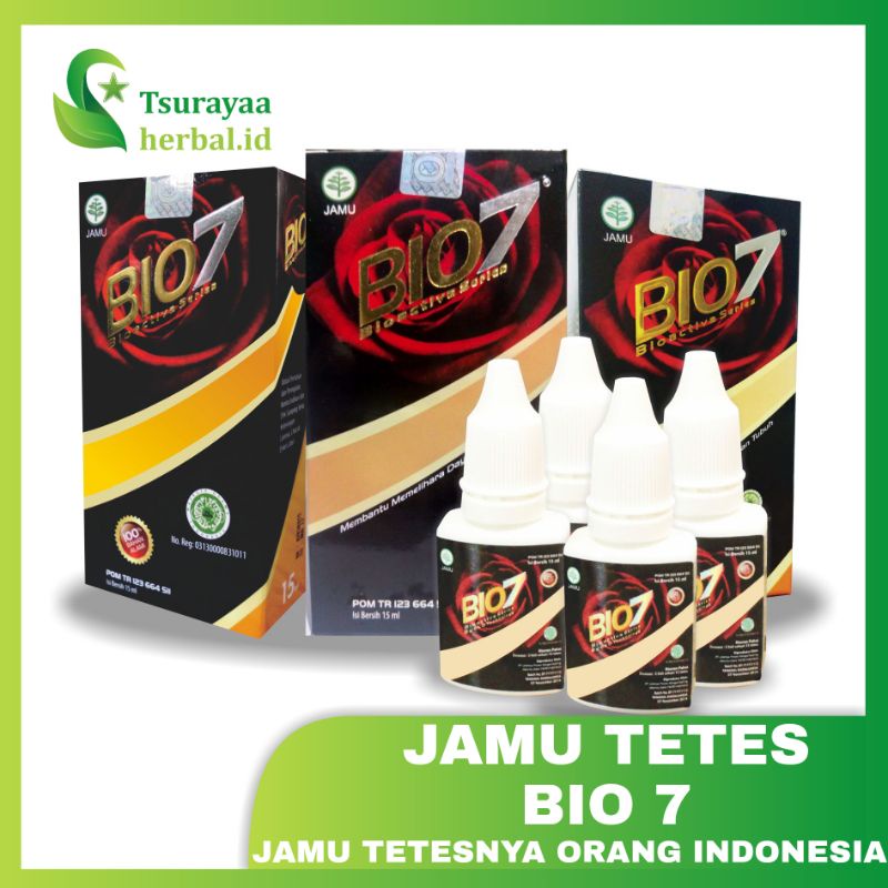 Jual Jamu Tetes Tradisional Herbal BIO7 atau BIOSEVEN | Shopee Indonesia