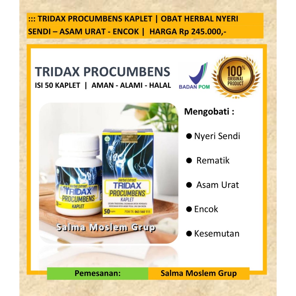 Jual Kaplet Tridax Procumbens Obat Asam Urat Pegel Linu Rematik Nyeri Sendi | Shopee Indonesia