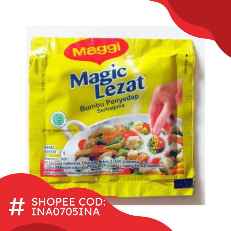 Jual Maggi Magic Lezat / Maggi Penyedap Rasa / Maggi 1 renceng 12 ...
