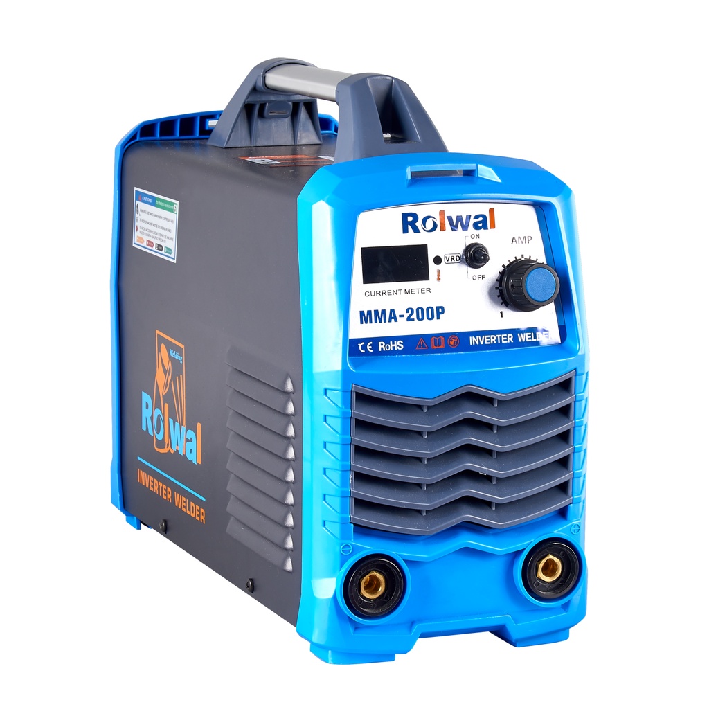 Jual Mesin las Inverter ROLWAL MMA-200P - trafo las MMA 200P HD mesin las | Shopee Indonesia