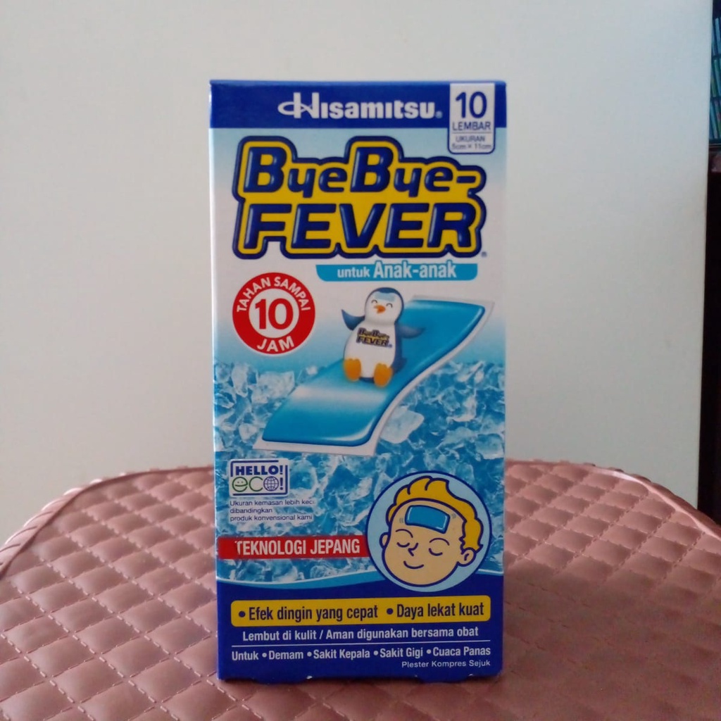 Jual Kompres Bye-Bye Fever Anak (1 Pak = 10 pcs) | Shopee Indonesia