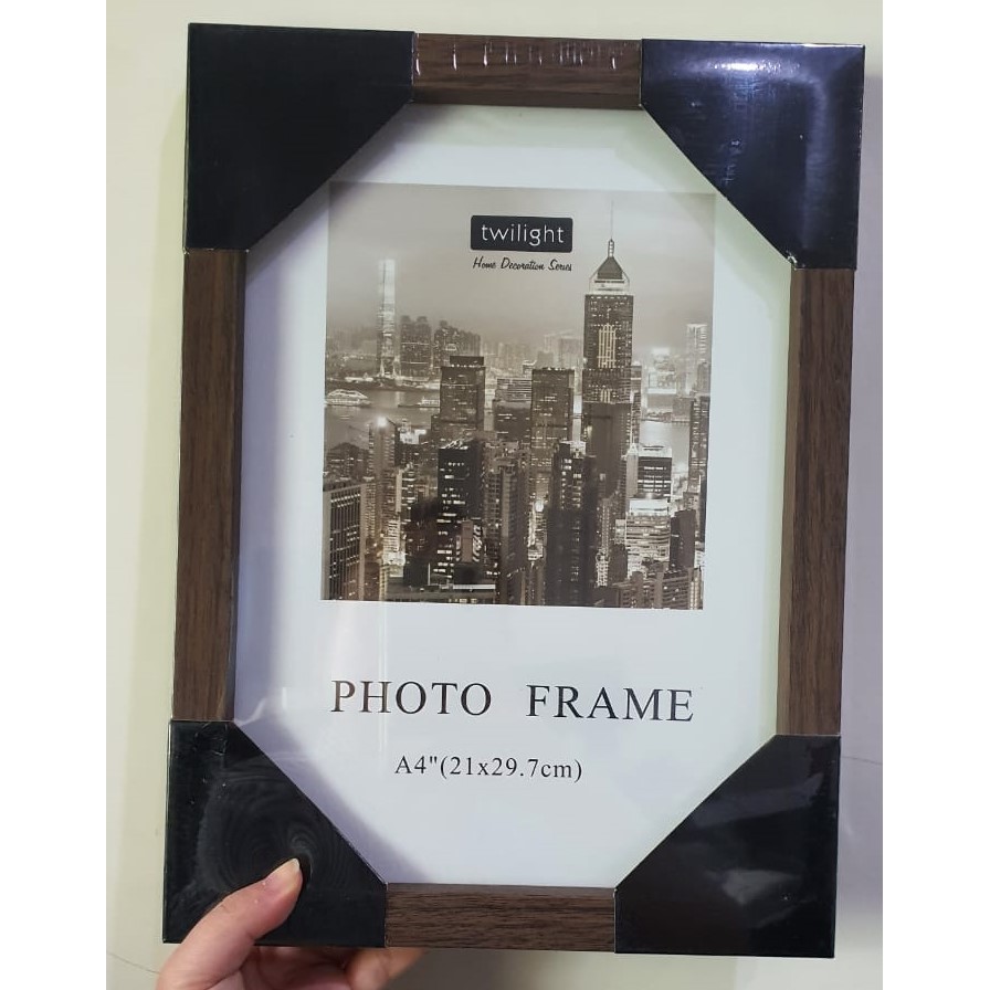 Jual Bingkai Foto / Photo Frame minimalis | informa A4 - Brown | Shopee ...