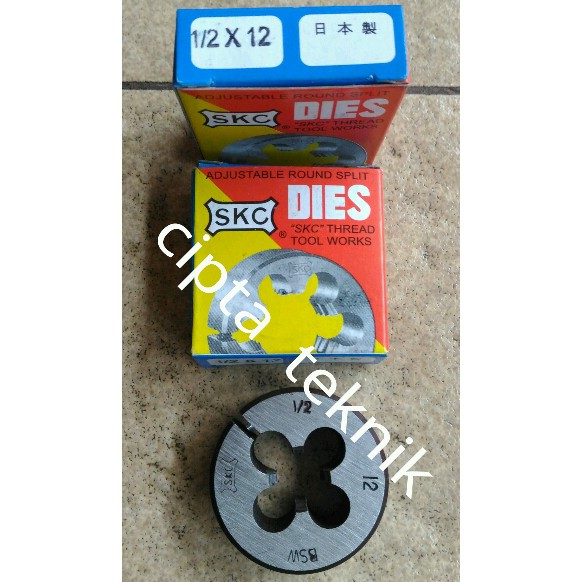 Jual Snei Skc 1/2 inchi x 12 BSW Round Dies 1/2inchi x 12BSW Senei ...
