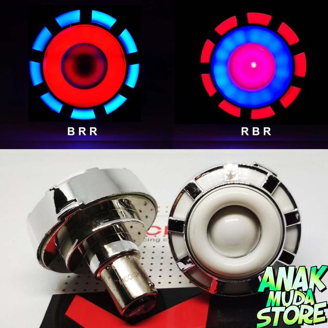 Jual Lampu Rem Belakang Stop Lamp Motor Led Projie Beat Mio m3 Vario ...