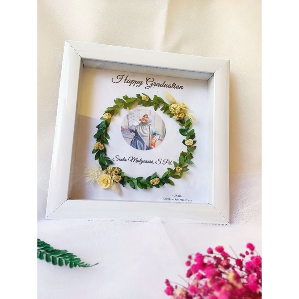 Jual Dry Flower in frame figura pigura bunga kering | Shopee Indonesia