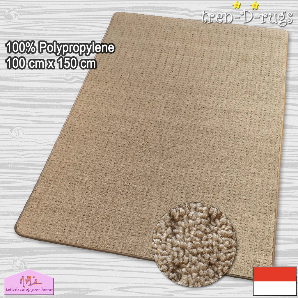 Jual Karpet Polypropylene Polos Lantai Ruang Tamu Tidur Permadani ...