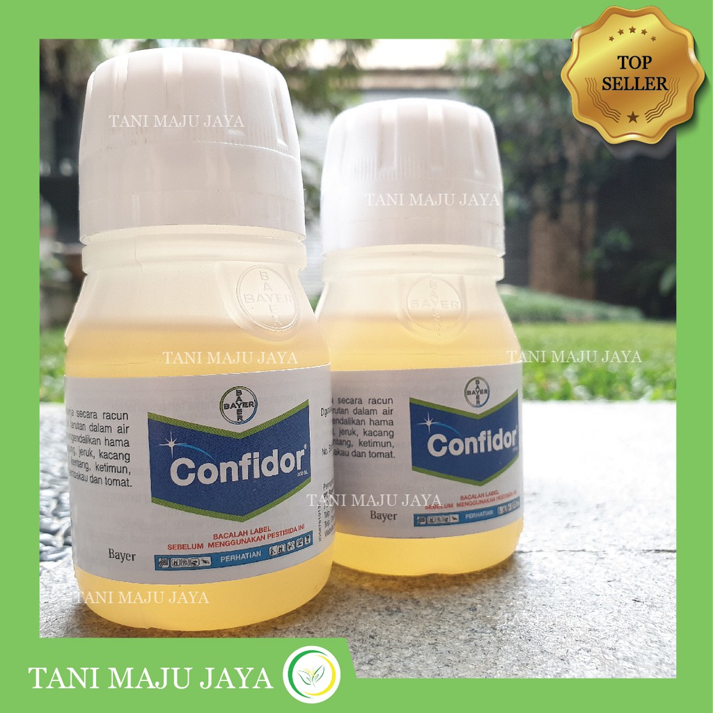 Jual Insektisida Confidor 200SL 60 ml ASLI 100% Bayer Obat Hama Tanaman ...