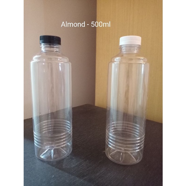 Jual botol plastik 500ml / botol plastik 500 ml/botol almond 500 ml ...