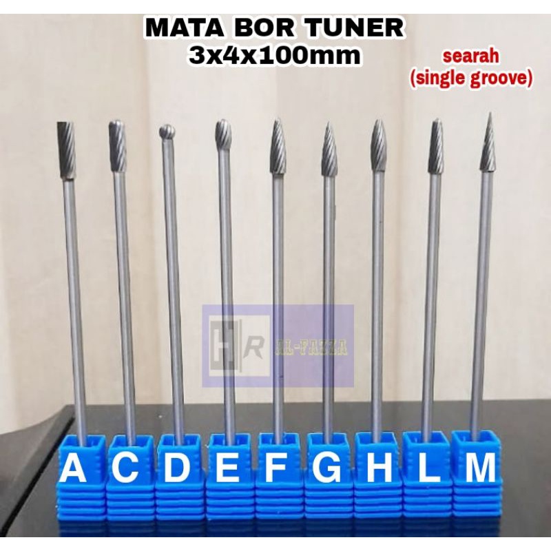Jual Mata bor tuner cun 3x4mm panjang 100mm | Shopee Indonesia