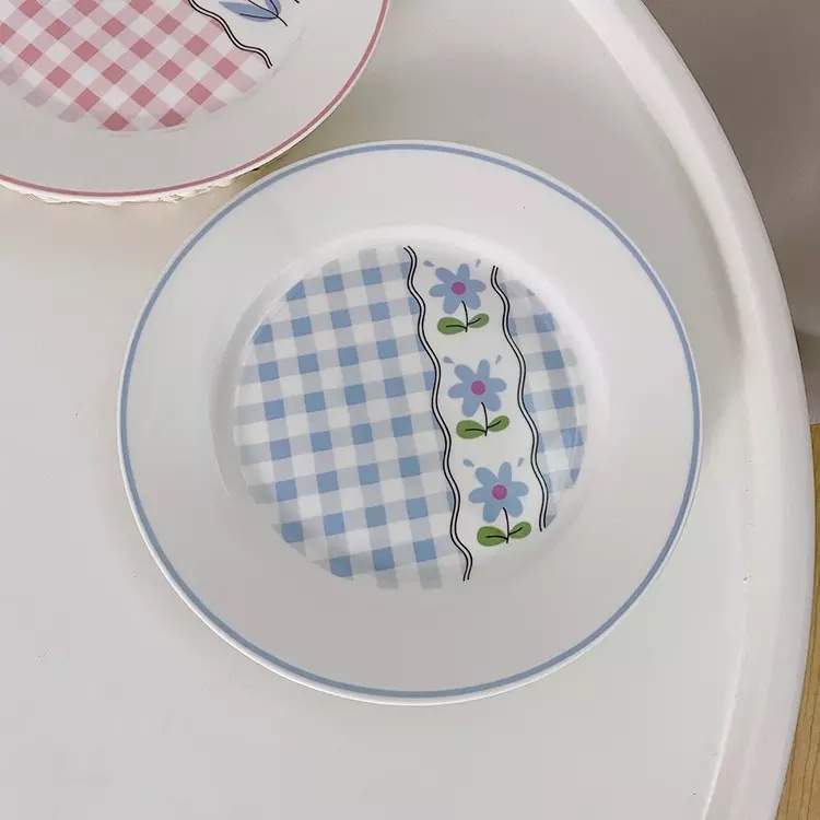 Jual PREPPY RETRO Aesthetic Korean Ceramic Plate | Piring makan keramik ...