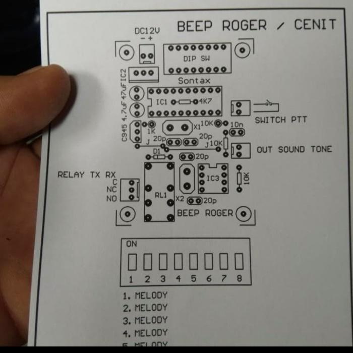 Jual ani id roger beep 120 nada ht rig dtmf cb repeater rpu motorola alinco | Shopee Indonesia