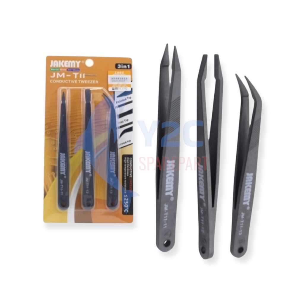 Jual PINSET 3IN1 JAKEMY JM-T11 / ALAT SERVIS SERVICE HP LENGKAP ...