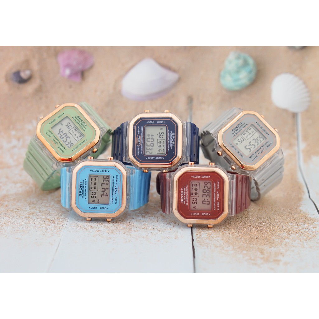 Jual WBS JAM TANGAN RUBBER DIGITAL SEGI 9331 LH GROSIR MURAH KARET ...