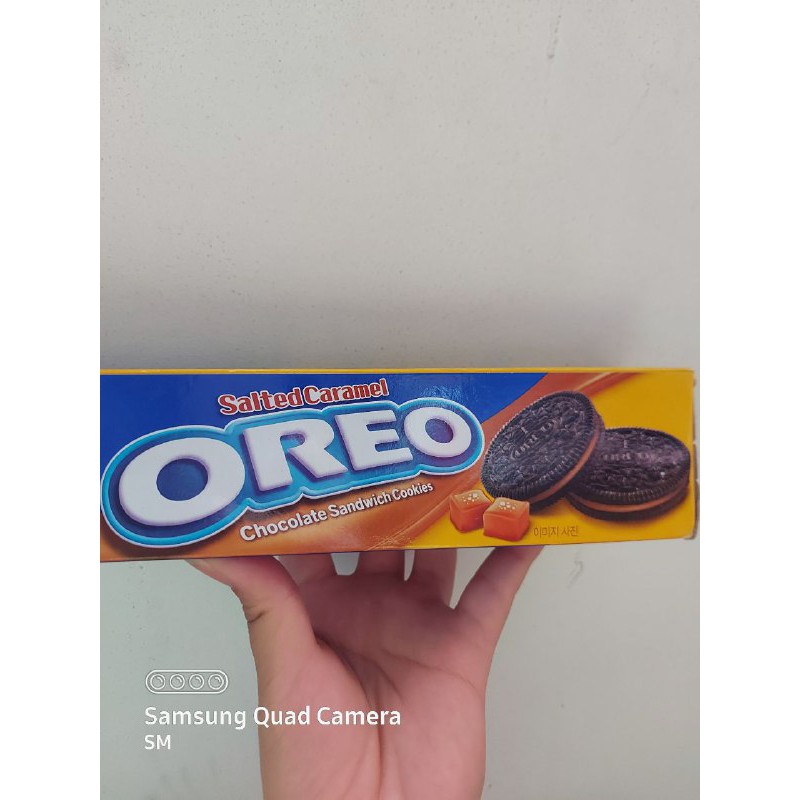 Jual Oreo Salted Caramel Sandwich Cookies Made in Korea | Shopee Indonesia