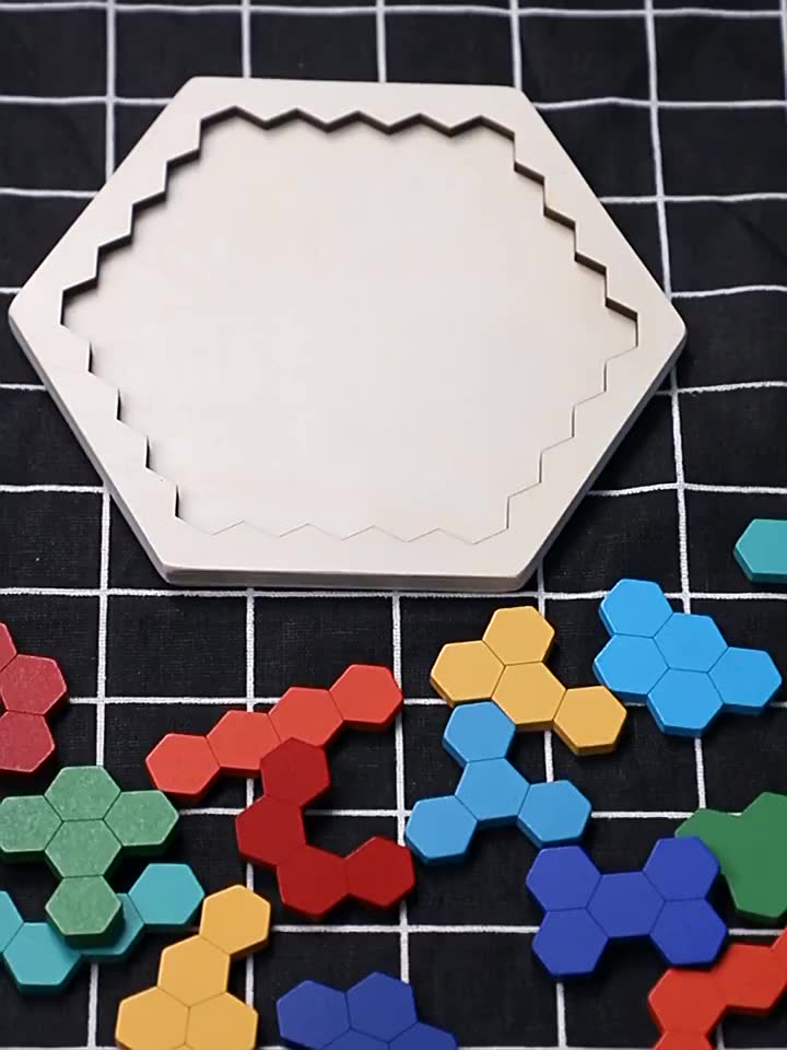 Jual Geetoy Mainan Kayu Puzzle Tangram Mainan Edukasi Puzzle Kayu Warna ...