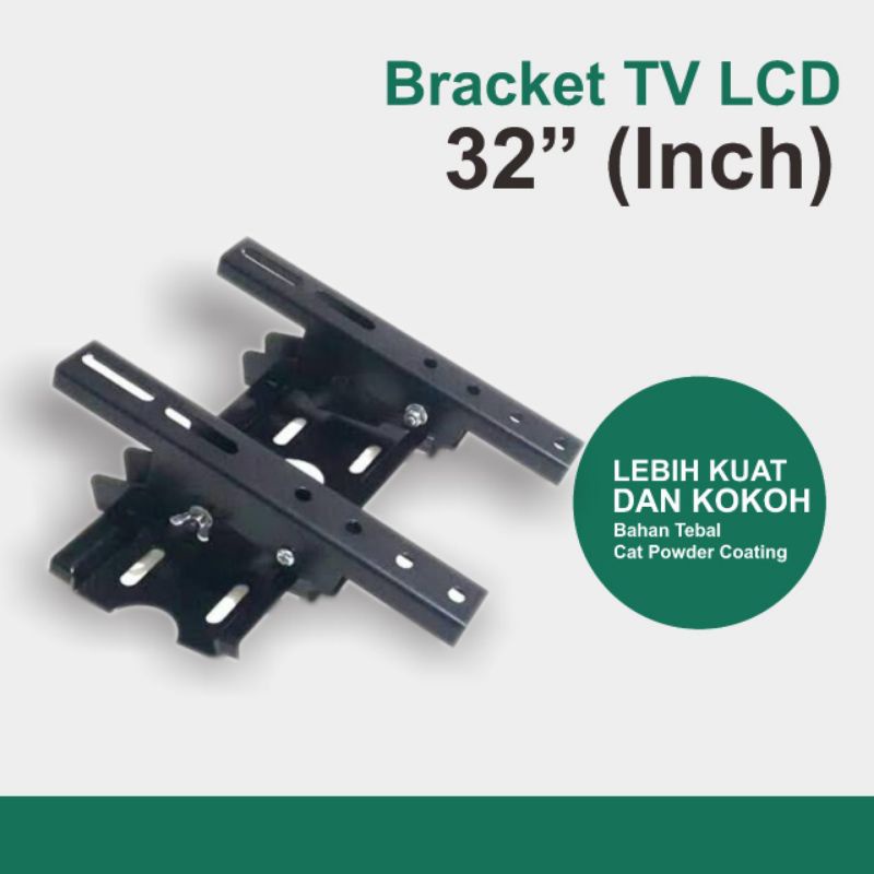 Jual Bracket TV LCD ukuran 14" - 32" (Adjustable) | Shopee Indonesia