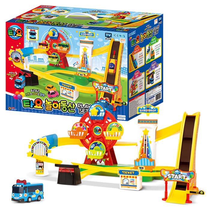 Jual Iconix Tayo The Little Bus Tayo Amusement Park Playset 117008 ...