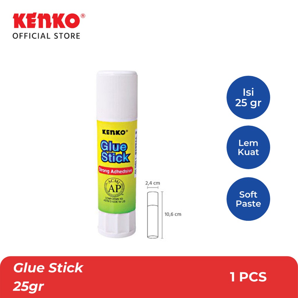 Jual KENKO GLUE STICK / Lem Stik / Lem Batang 25 Gr | Shopee Indonesia