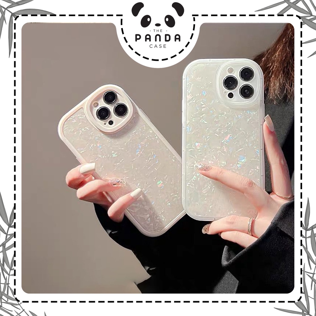 Jual [TPC] Phone Case Crystal Clear White Shell Pattern IPHONE 7 8 PLUS ...
