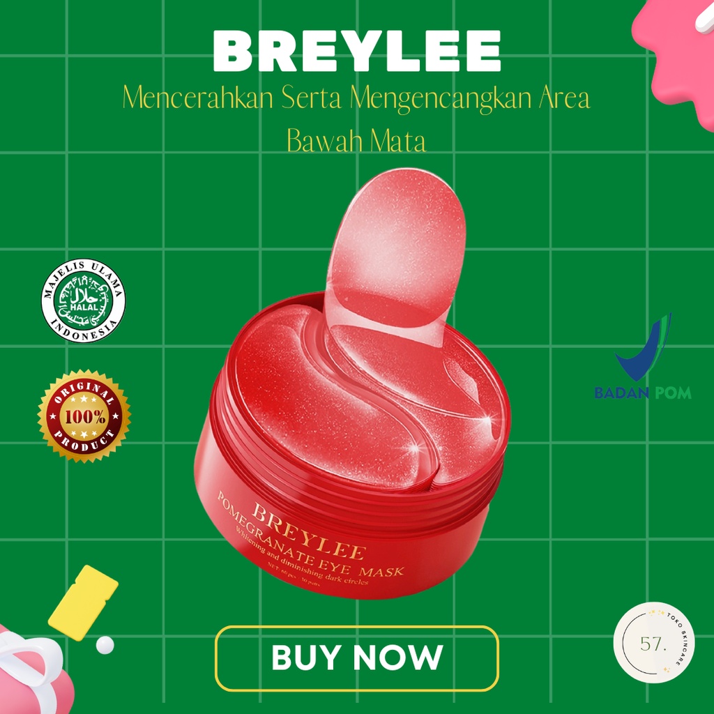 Jual BREYLEE Pomegranate Eye Mask (100% ORIGINAL & BPOM) | Shopee Indonesia
