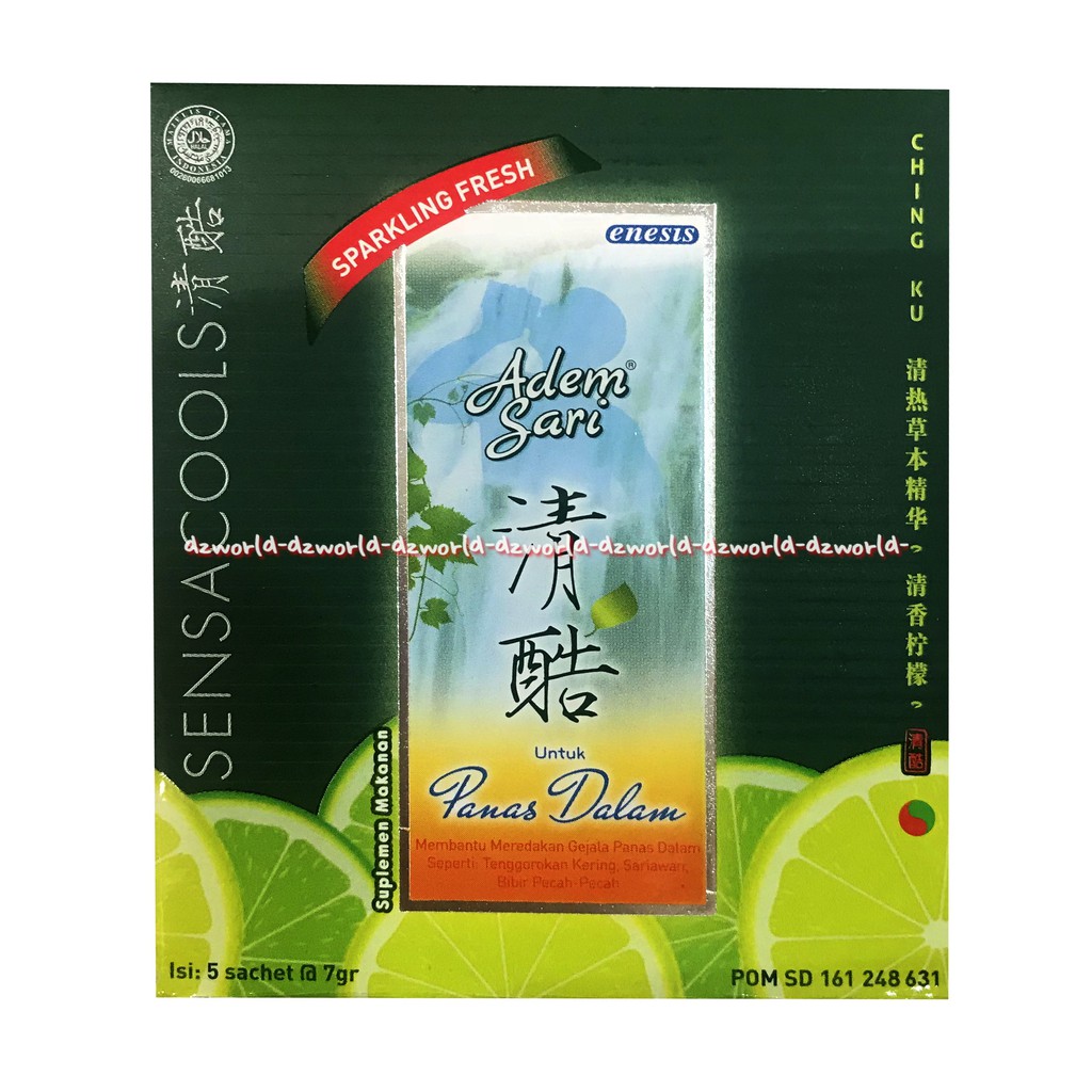 Jual Adem Sari 5sachet Panas Dalam Sensasi Cools Penyegar Sakit ...