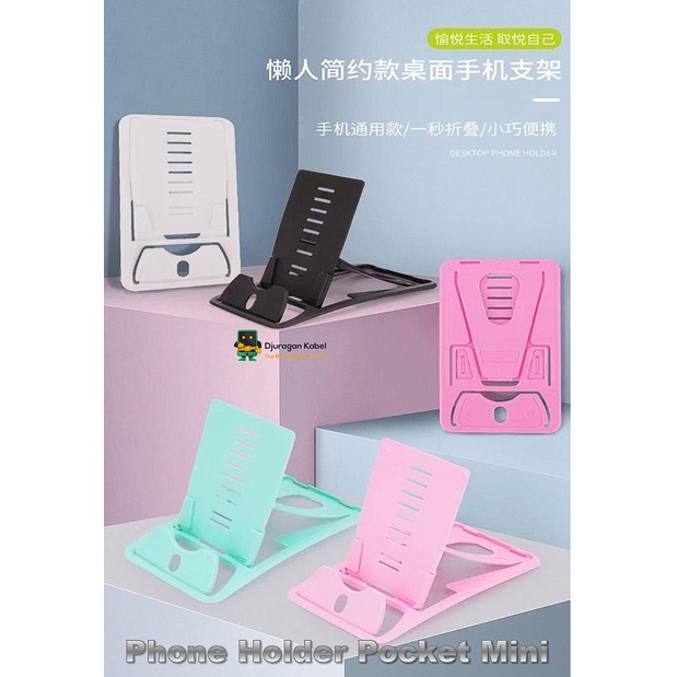 Jual Djuragan Stand HP Penyangga HP Sandaran HP Lipat Stand Holder Mini ...