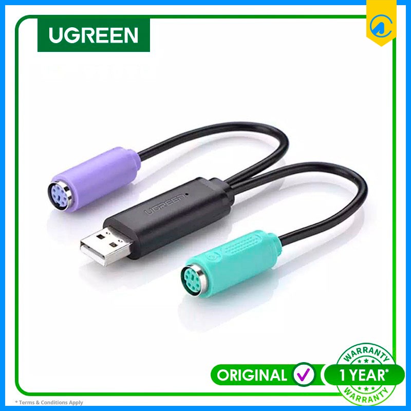 Jual Ugreen 20219 USB to PS2 Adapter Male to Female | Shopee Indonesia