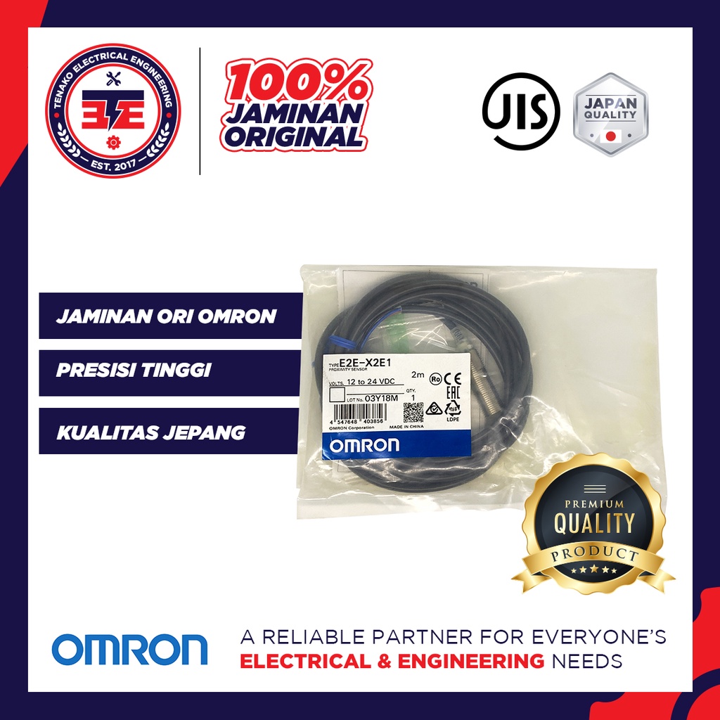 Jual Omron Sensor E2E-X2E1 Proximity Sensor Original Omron | Shopee Indonesia
