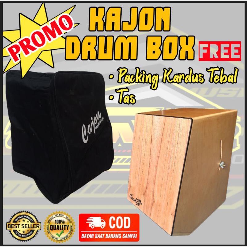 Jual Kajon Akustik Elektrik / Cahon / Drumbox Murah model Trapesium dan ...